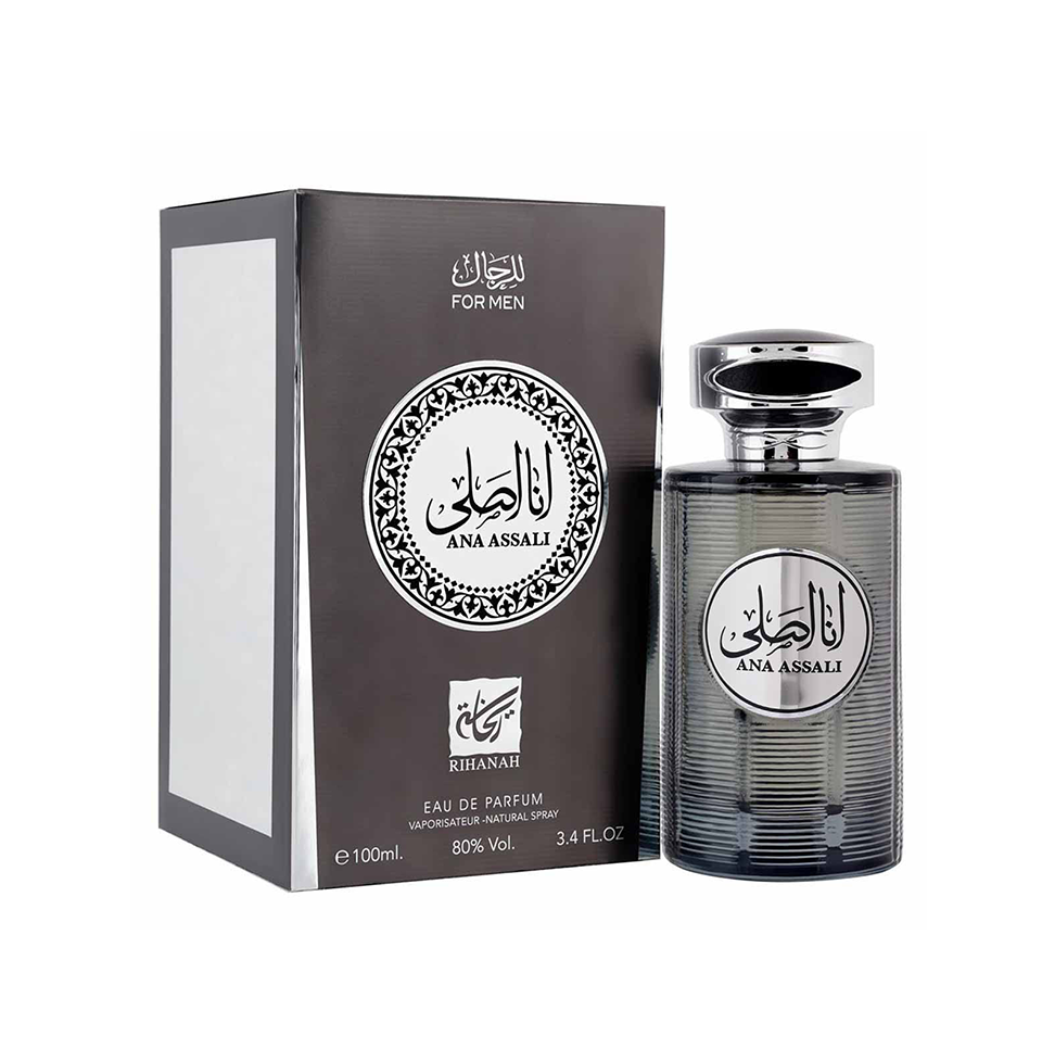Rihanah Ana Assali Eau De Parfum For Men 100ml– FragranceAura