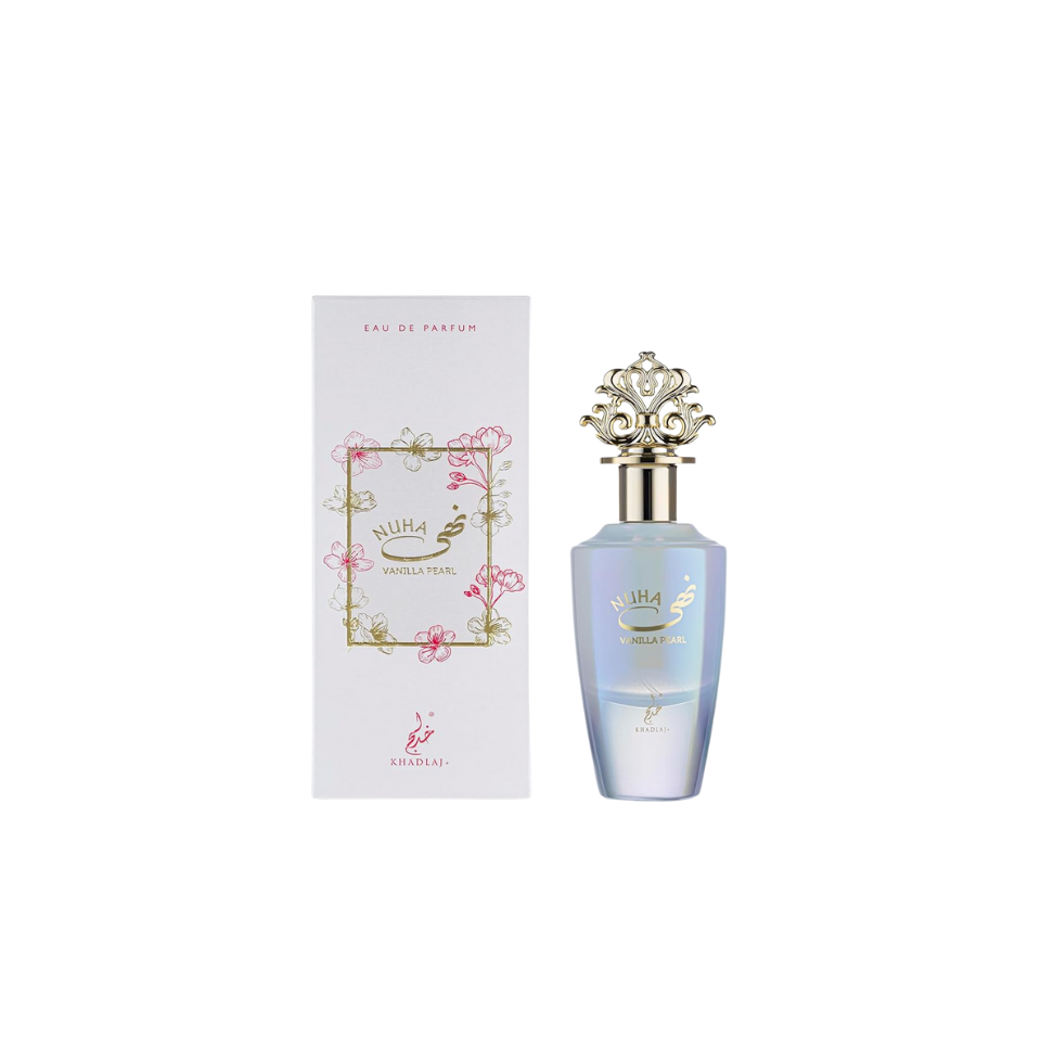 Khadlaj Nuha Vanilla Pearl Eau De Parfum 85ml For Woman – FragranceAura